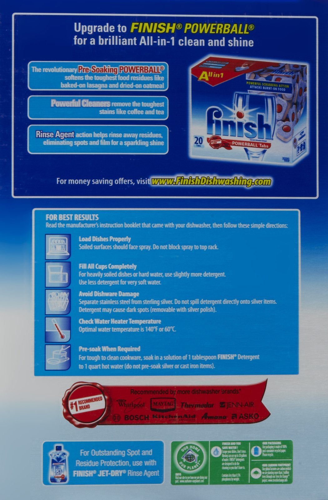Finish Powder-Lemon Fresh-75 oz