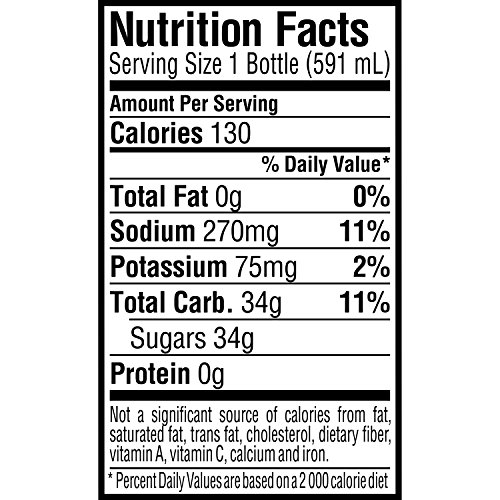 Gatorade Sports Drink, Cool Blue, 20oz 4pk Bottles