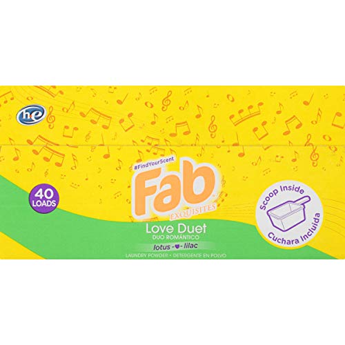 Fab Love Duet Powder Laundry Detergent (2.6 lbs)