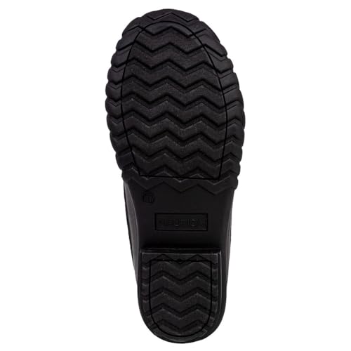 Nautica Mens Duck Boots - Waterproof Shell Insulated Snow & Rain Boot - Winter Shoe - Channing-Charcoal/Black-12