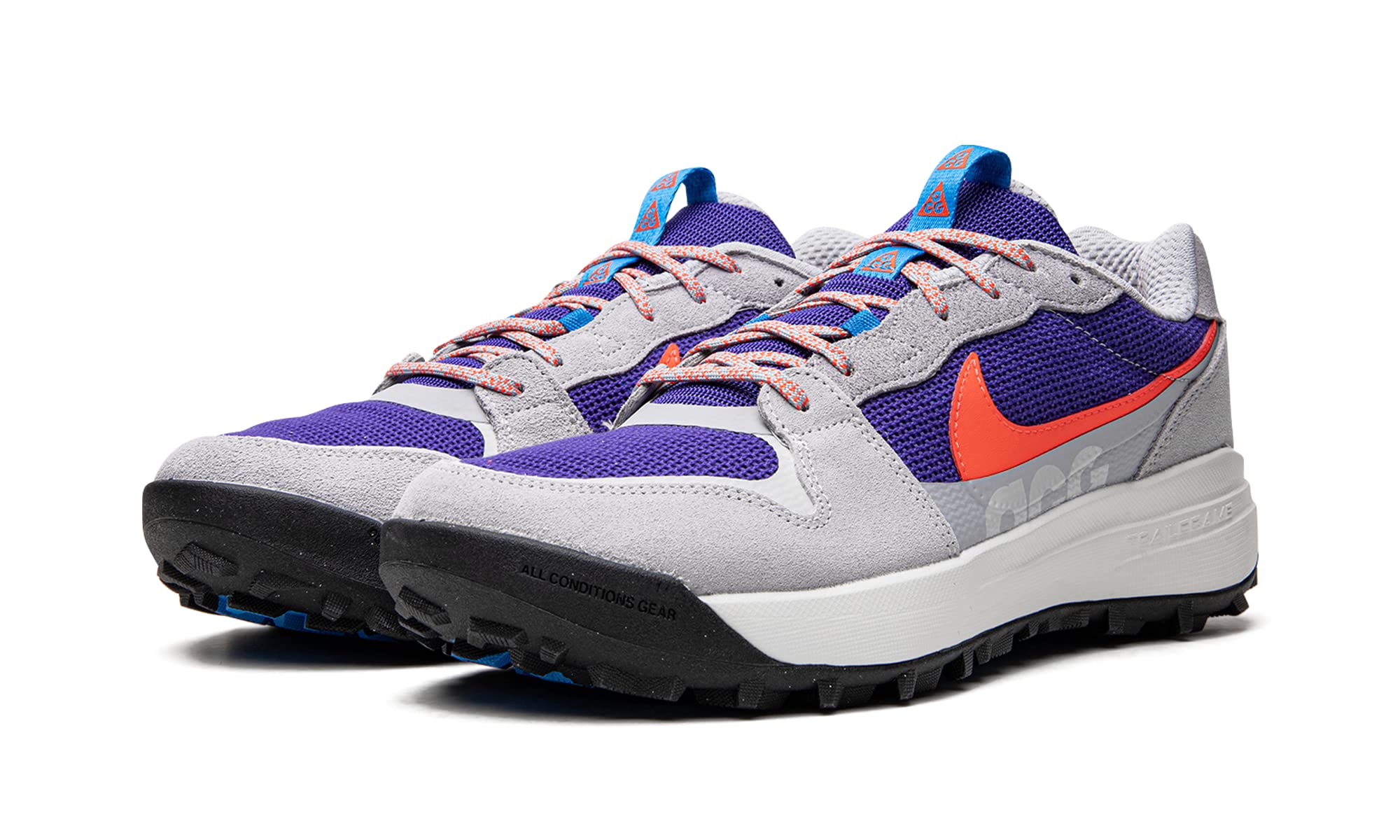 Nike Mens ACG Lowcate DM8019 001 Wolf Grey Bright Crimson - Size 7.5