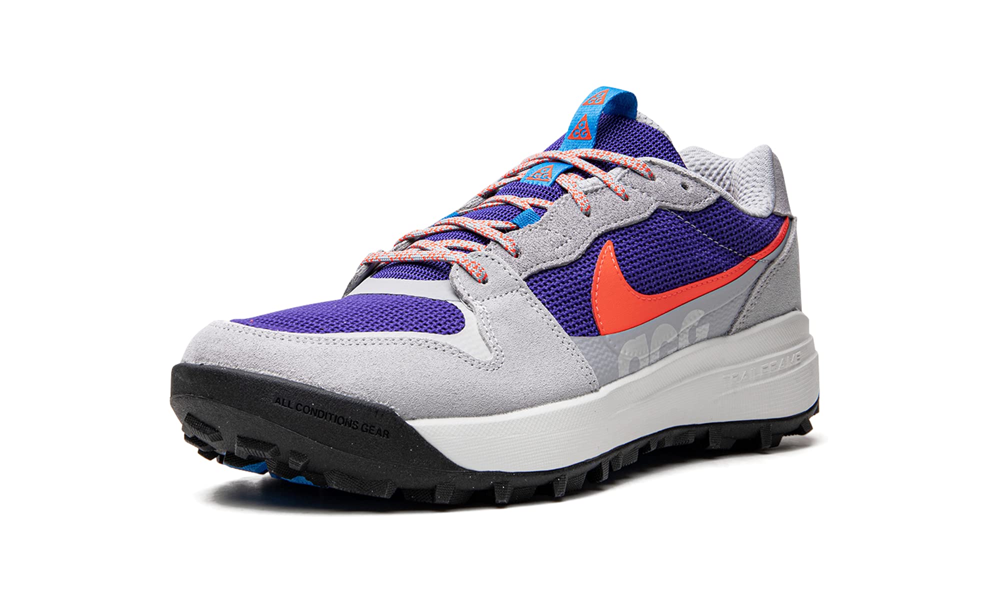 Nike Mens ACG Lowcate DM8019 001 Wolf Grey Bright Crimson - Size 7.5