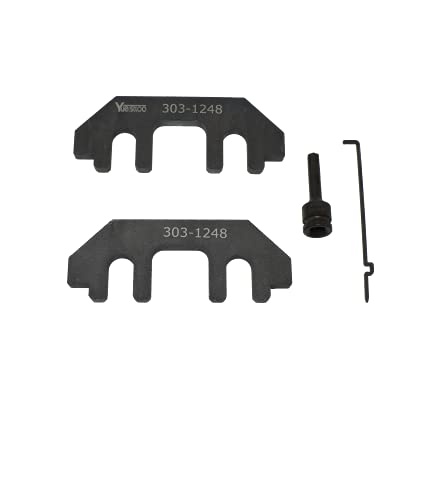 Yuesstloo Camshaft Holding Tool Kit with Tension Tool, Timing Alignment Holder Tool for Ford 3.5L & 3.7L 4V Engines, Replace 303-1248 303-1530, with Portable Case and Gloves