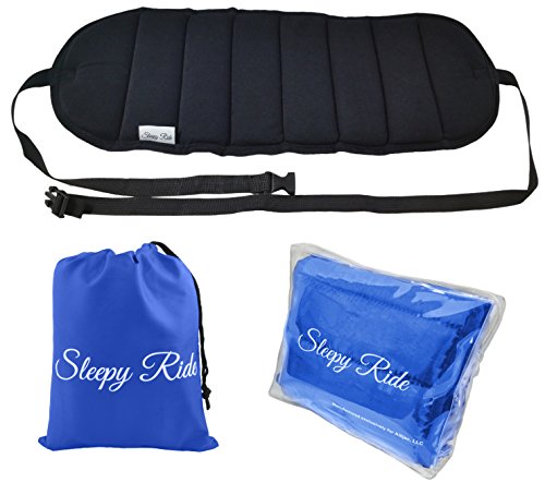 Sleepy Ride - Airplane Footrest Made with Premium Memory Foam - Airplane Travel Accessories - Helps to Prevent Swelling and Soreness - Provides Comfort for Shorter Legs (Royal Blue)
