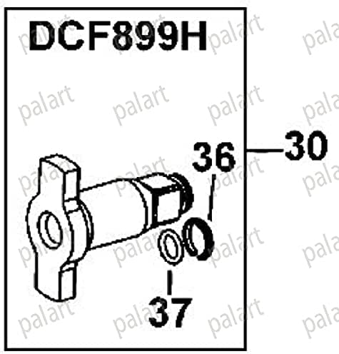 1/2'' N866410 N880093 N851276 N415875 NA039663 hog ring replacement anvil assembly Fits Dewalt Black & Decker impact wrenDCF900, DCF899 DCF899B DCF899M1 DCF899P1 DCF899P2 DCF899HB DCF899HP type 4.