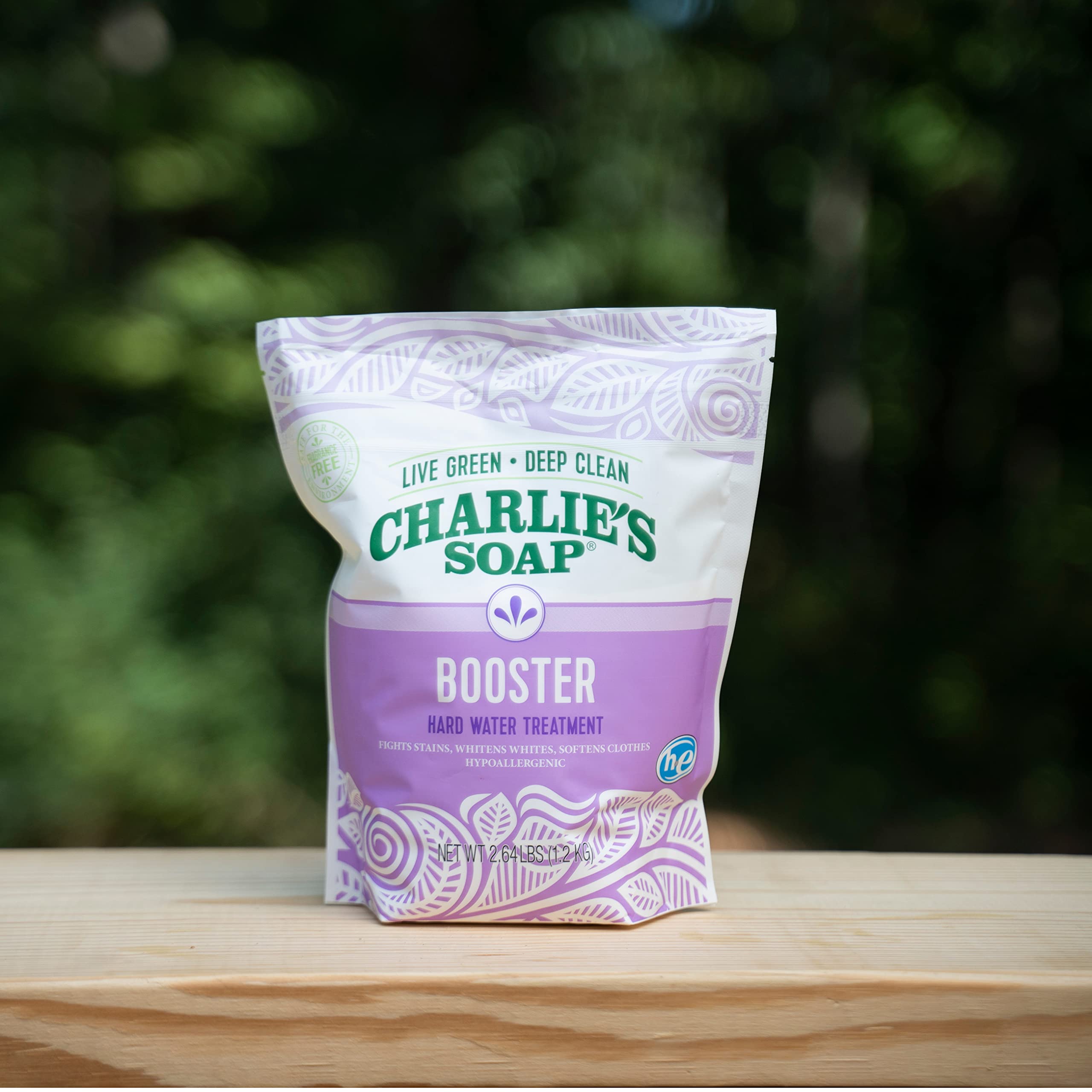 Charlie's Soap Booster & Hard Water Treatment 160 Loads (2.64 Lbs, 1 Pack) Natural Powdered Water Softener and Laundry Booster – Safe and Effective
