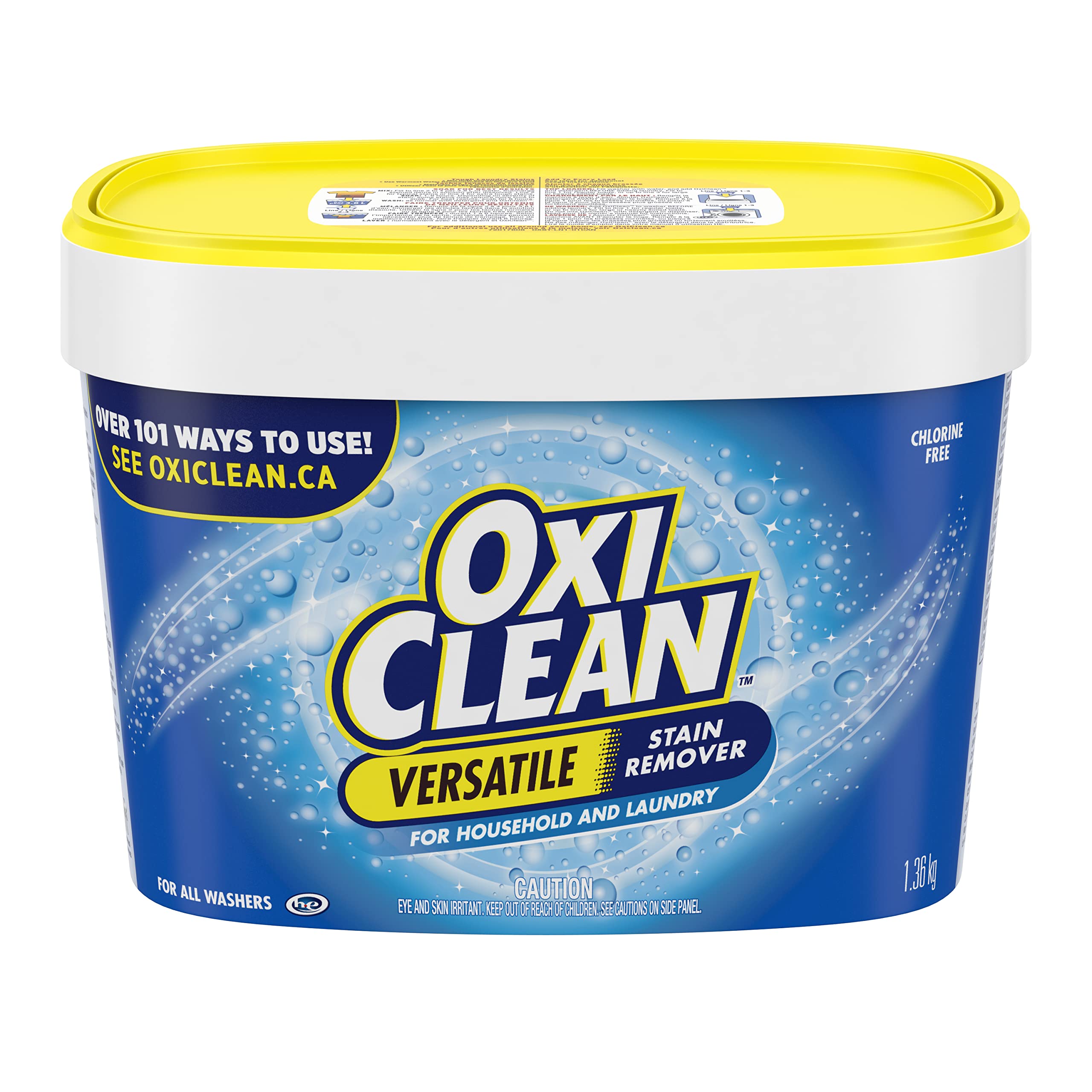 OxiClean Verstaile Stain Remover for Household and Laundry - 64 Loads (for All Machines Including He)