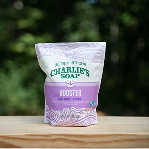 Charlie's Soap Booster & Hard Water Treatment 160 Loads (2.64 Lbs, 1 Pack) Natural Powdered Water Softener and Laundry Booster – Safe and Effective