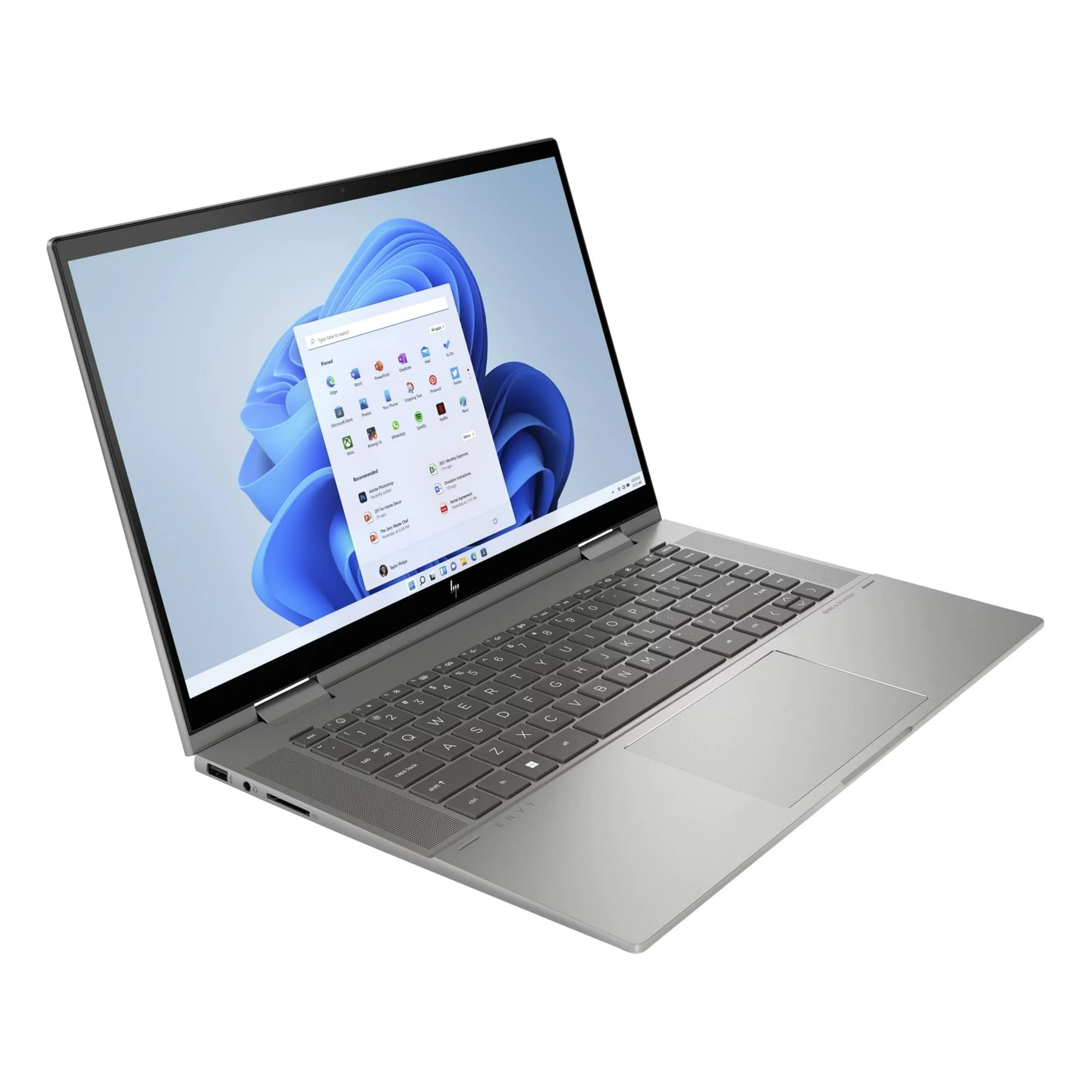 HP 2023 Envy x360 2-in-1 Laptop 15.6" FHD 1920 x 1080 LED-Backlit 13th Generation Intel Core i7-1355U 10-Core 32GB DDR4 1TB SSD Wi-Fi 6E Windows 10 Home Bluetooth 5.3 Backlit Keyboard Touch Screen