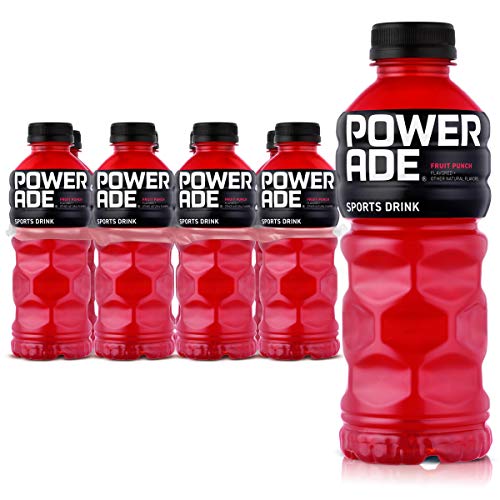 POWERADE, Electrolyte Enhanced Sports Drinks w/ Vitamins, Fruit Punch, 20 Fl Oz (Pack of 8)