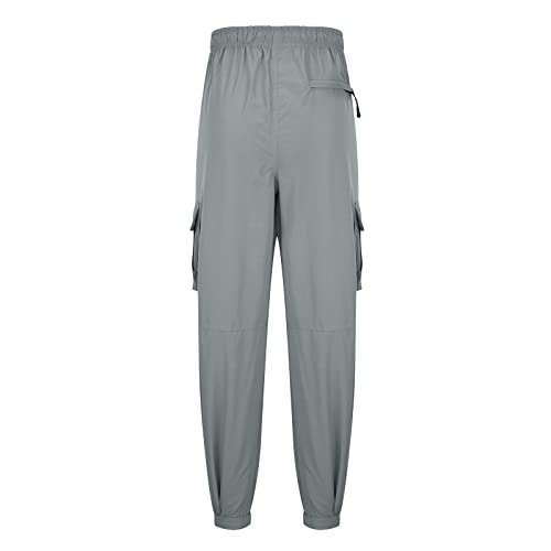 Outdoor Pants for Men Solid Color Casual Hiking Lightweight Sweatpants Fitness Leg Petite Tactical Pants with Pockeis