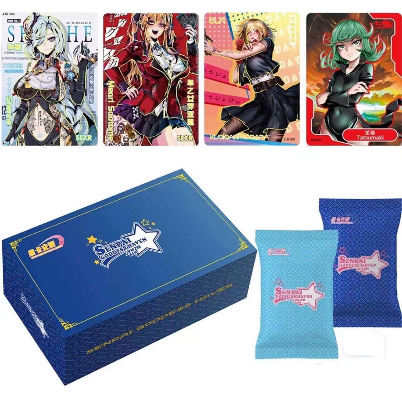 Goddess Story Booster Box Anime Waifu Trading Cards Collectible Card Game Maiden Party Girl Party ACG SAC CCG TCG Doujin (EGC 2)