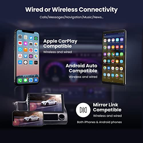 maXpeedingrods Car Stereo Radio for Honda Civic 2006-2011, 10.1'' HD Touch Screen in-Dash GPS Navigation, Wireless Apple Carplay & Android Auto, Mirror Link, Bluetooth, WiFi, USB Charging, 2G+32G