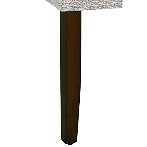 HomePop Parsons Classic Upholstered Accent Dining Chair, Single Pack, Light Grey