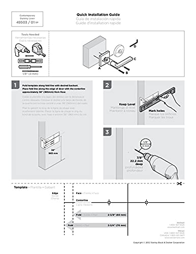 Weiser (by Kwikset) Halifax Lever, Square Rose, Dummy Function, Iron Black (US514)