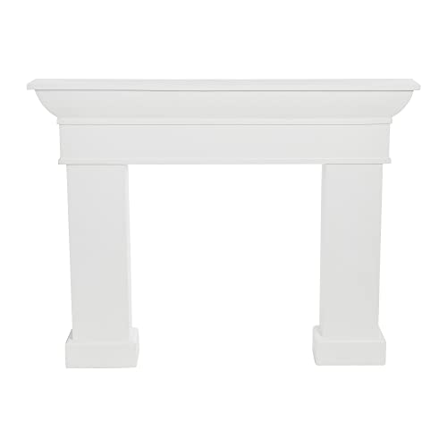 Creative Co-Op Monolith Fireplace Mantel, White