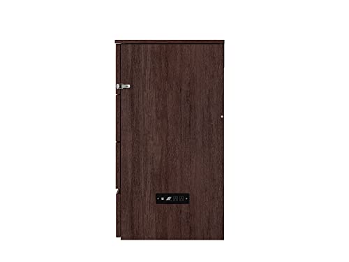 AFI Deerfield Murphy Bed Chest with Charging Station, Queen, Burnt Amber