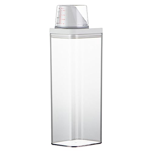 Laundry Detergent Dispenser, Washing Powder Clear Bottles, Laundry Room Washing Powder Bottles, Large Capacity Empty Laundry Refill Bottles, Storage Containers for Soap Detergents Washing Powder