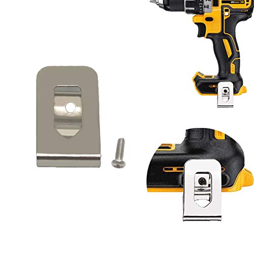 SKCMOX Replacement Belt Clip Hook for Dewalt N268241 Fit for 20V Max Tools DCD980 DCD985 DCD980L2 DCD985L2 (2 Packs)