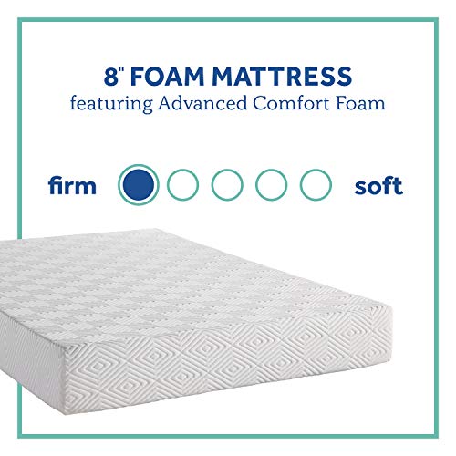 Sealy - Foam Bed in a Box โ 8 Inch, Firm Feel, Twin Size, CertiPur-US Certified