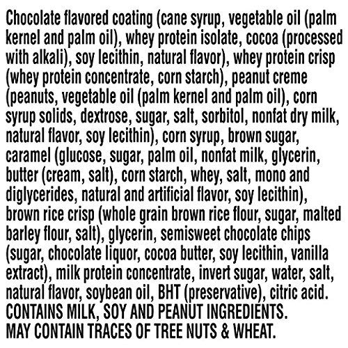 Gatorade Whey Protein Recover Bars, Peanut Butter Chocolate, 2.8 ounce bars, 6 Count