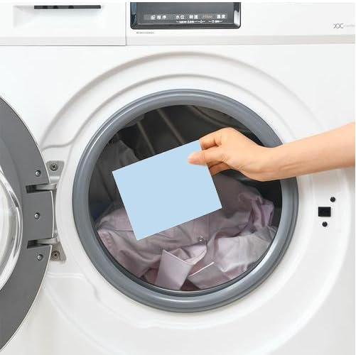 Enyur Laundry Detergent Sheets, Fresh Scent, Concentrated, travel laundry sheets, Travel Laundry Soap High Capacity Packet(132 Loads/2 packs)