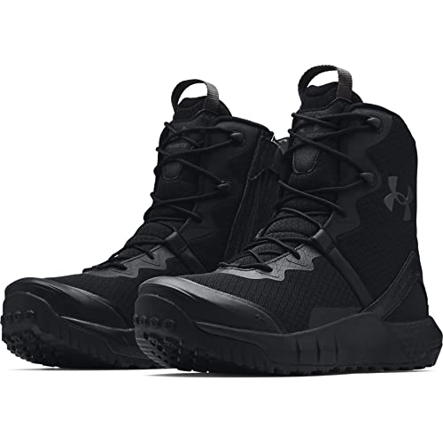 Under Armour Men's Micro G Valsetz Zip Military and Tactical Boot, Black (001)/Black, 11 M US