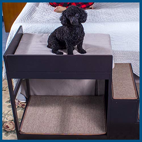 Penn-Plax Buddy Bunk β Multi-Level Bed and Step System for Dogs and Cats β Practical and Accommodating for Modern Homes (DOGF60)