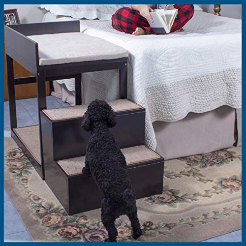 Penn-Plax Buddy Bunk β Multi-Level Bed and Step System for Dogs and Cats β Practical and Accommodating for Modern Homes (DOGF60)
