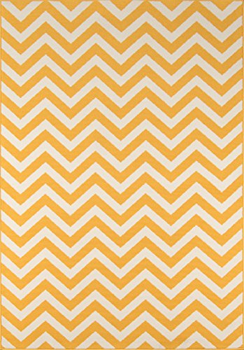 Momeni Rugs Baja Collection Area Rug, 7'10" x 10'10", Yellow