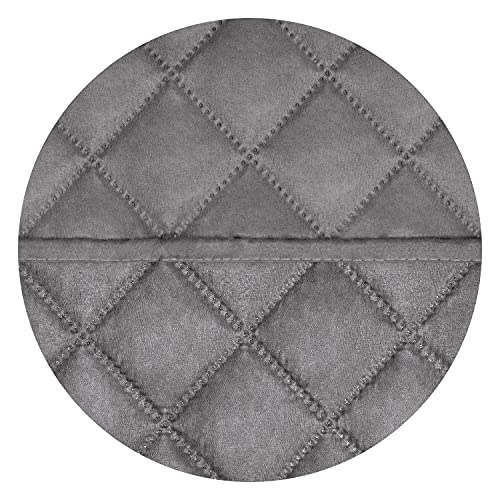 PureFit Reversible Quilted Sofa Cover, Water Resistant Slipcover Furniture Protector, Washable Couch Cover with Non Slip Foam and Elastic Straps for Kids, Pets (Oversized Sofa, Gray/Gray)