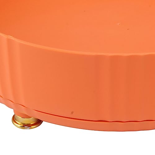 NFNSIG Lazy Susan Organizer Kitchen Rotating Spice Rack Pantry Cabinet Lazy Susan Turntable for Kitchen Cabinet(Orange)