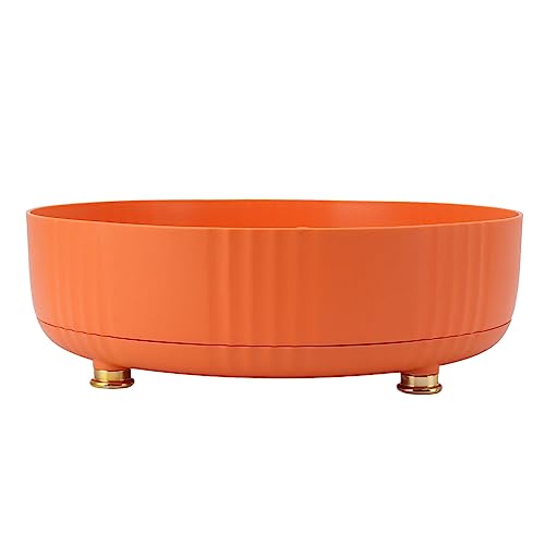 NFNSIG Lazy Susan Organizer Kitchen Rotating Spice Rack Pantry Cabinet Lazy Susan Turntable for Kitchen Cabinet(Orange)