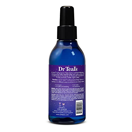 Dr Teal's Sleep Spray, Melatonin & Essential Oils, 6 fl oz (Pack of 3)