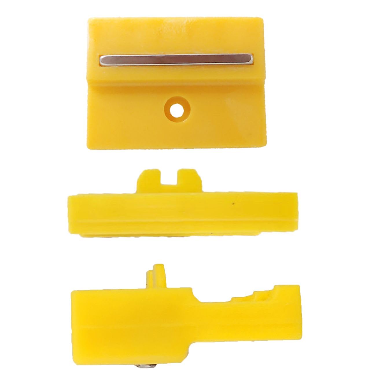 NXPOXS Magnetic Bit Holder Drill Bit Organizer Fit for Dewalt 20V Drills Screwdriver and Impacts Yellow 2pcs