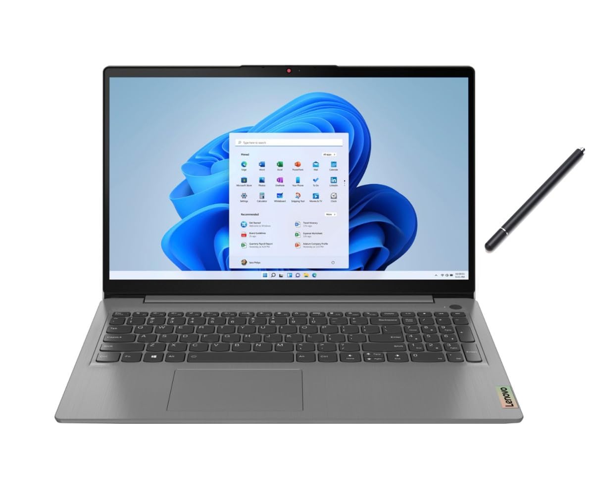 Lenovo Ideapad 3i 15.6 FHD Touchscreen Laptop | Intel Core i3-1115G4 Processor | Intel UHD Graphics | 16GB RAM | 512GB SSD | Windows 11 Home | Bundle with Stylus Pen