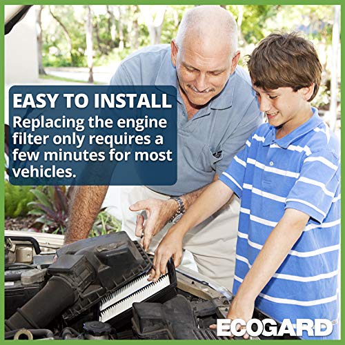 ECOGARD XA10486 Premium Engine Air Filter Fits Honda Pilot 3.5L 2016-2021, Odyssey 3.5L 2018-2021, Ridgeline 3.5L 2017-2020, Passport 3.5L 2019-2021 | Acura MDX 3.5L 2016-2020