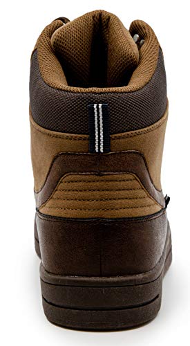 NAUTICA Mens New Bedford Weather-Resistant Snow, Insulated Duck Boot-Tan-9