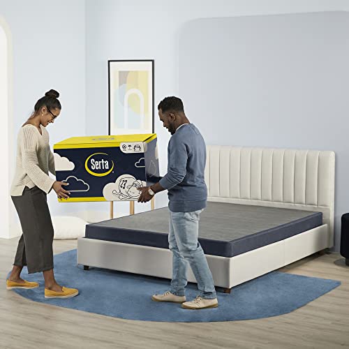 Serta - 9 inch Cooling Gel Memory Foam Mattress, Twin Size, Medium-Firm, Supportive, CertiPur-US Certified, 100-Night Trial - Sheepless Night