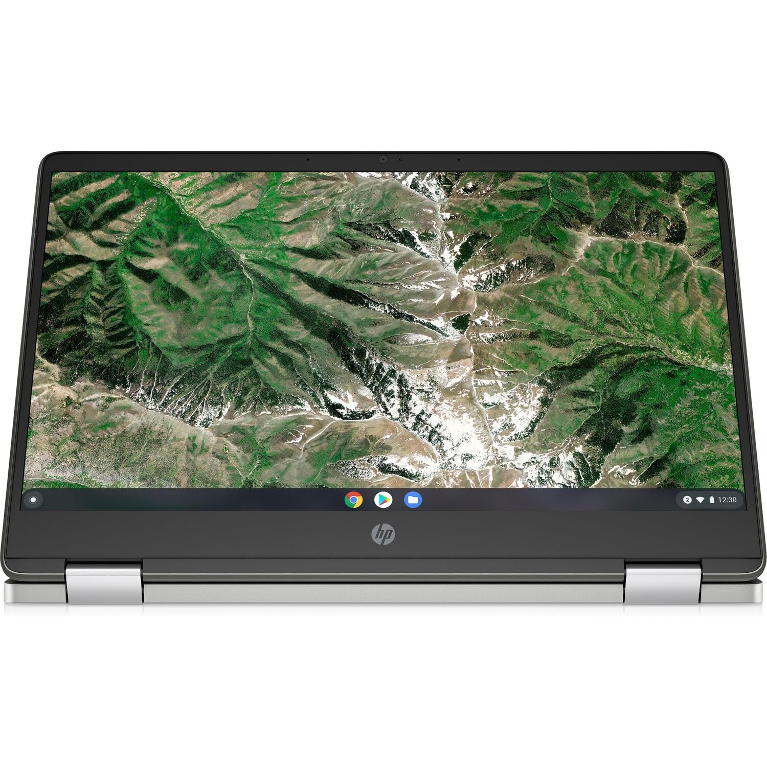 HP Chromebook x360 14-inch Touchscreen Laptop, 2 in 1 Convertible Tablet Intel Pentium Silver N6000, 8GB LPDDR4x RAM, 128GB eMMC, USB-C, HD Webcam, WiFi, Bluetooth, ChromeOS, Mineral Silver (Renewed)
