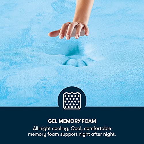 Serta - 9 inch Cooling Gel Memory Foam Mattress, Twin Size, Medium-Firm, Supportive, CertiPur-US Certified, 100-Night Trial - Sheepless Night