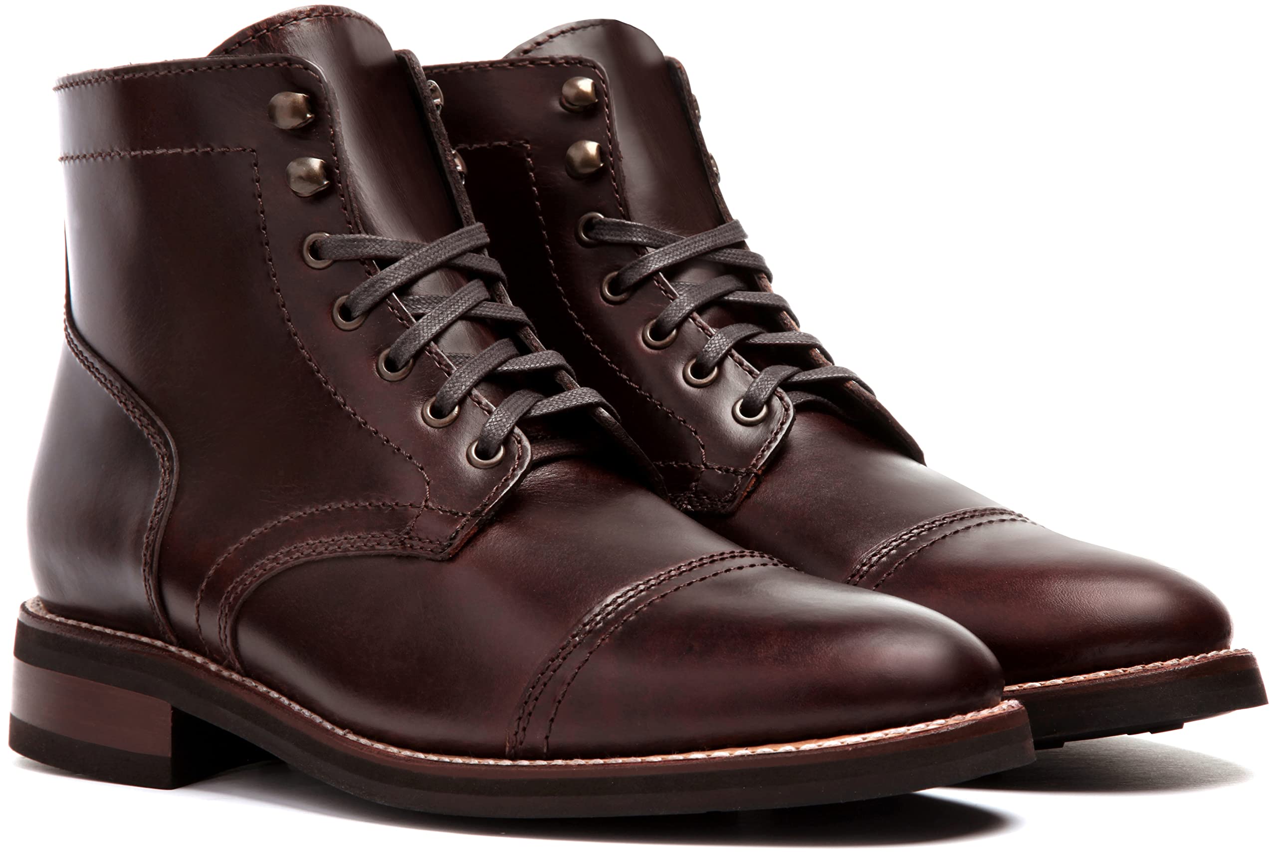 Men's Captain Lace-Up Boot, Brown, 12 Wide