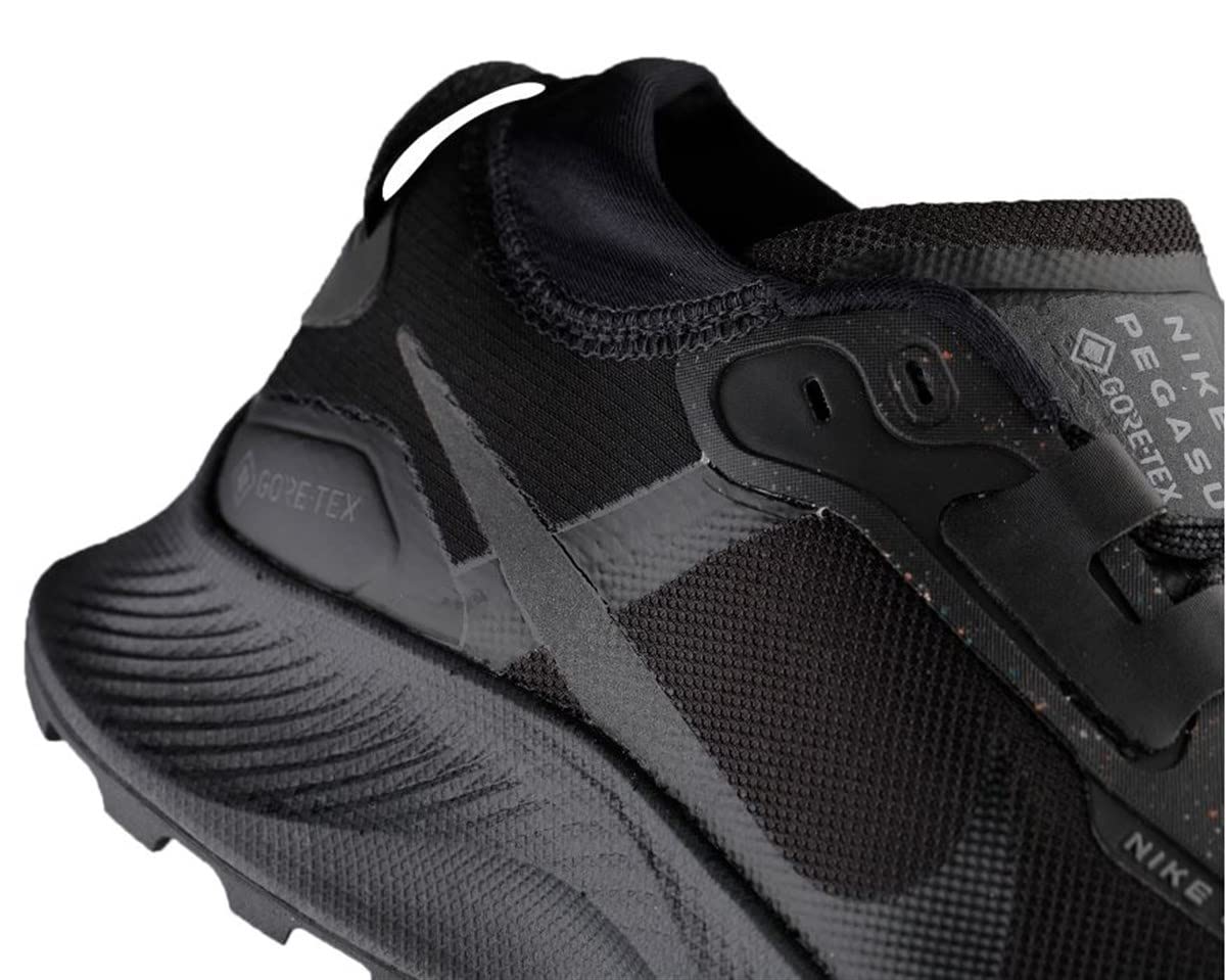 Nike Men's Waterproof Trail Running Shoes, Black Black Dk Smoke Grey Iron Grey, 43 EU