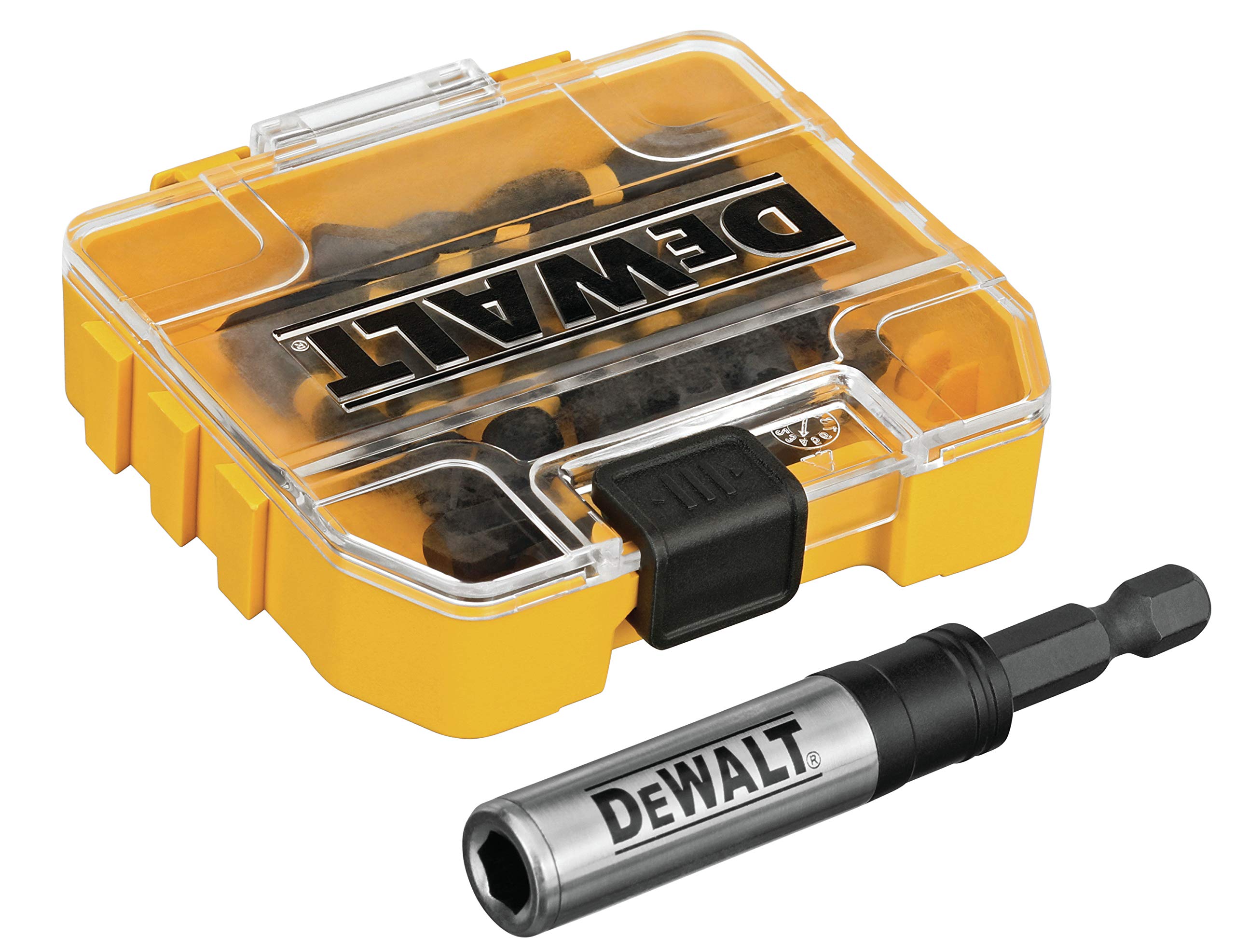 DEWALT FlexTorq Impact Driver Bit Set, Phillips, 1/4-Inch x 1-Inch, 15-Piece (DWA3HLD1PH2-15)
