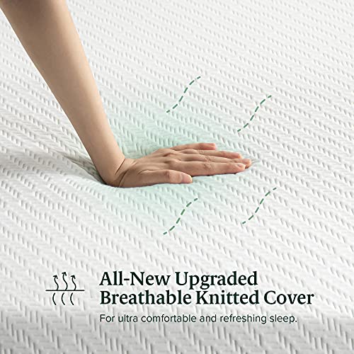 ZINUS 10 Inch Green Tea Luxe Memory Foam Mattress / Pressure Relieving / CertiPUR-US Certified / Bed-in-a-Box / All-New / Made in USA, Twin
