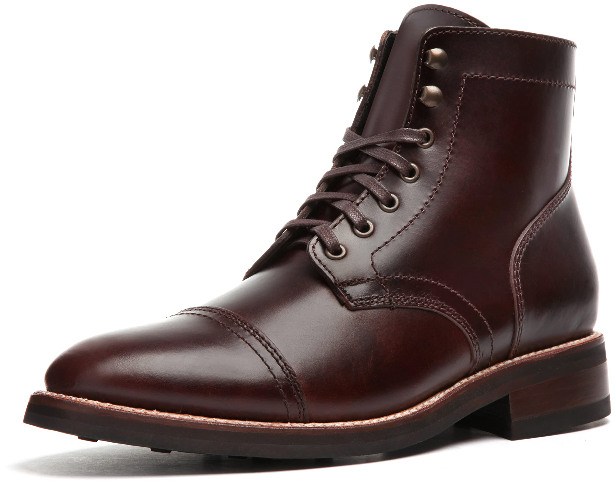 Men's Captain Lace-Up Boot, Brown, 12 Wide