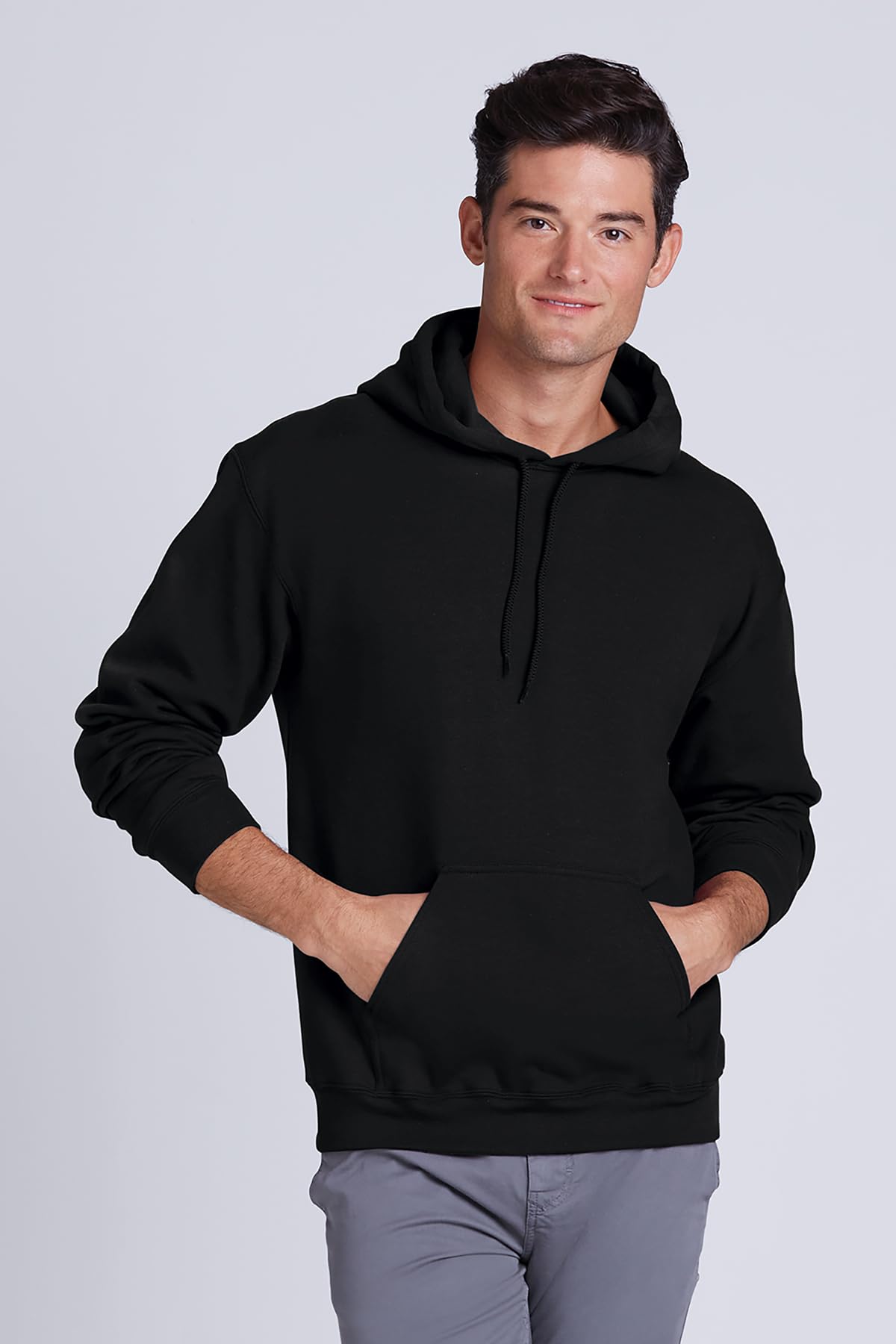 Gildan Men's Heavy Blend Fleece Hooded Sweatshirt G18500 (X-Large, Carolina Blue)