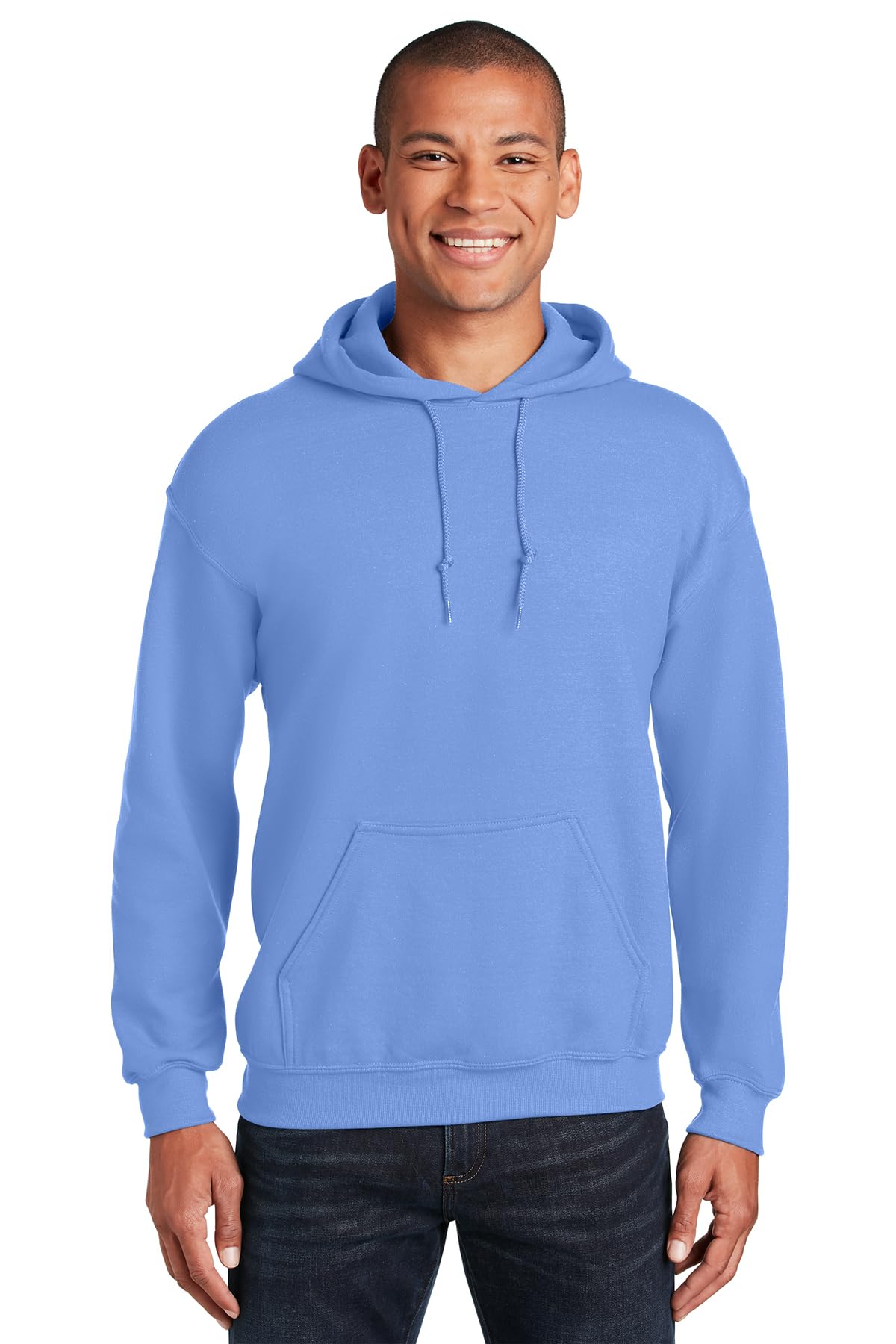 Gildan Men's Heavy Blend Fleece Hooded Sweatshirt G18500 (X-Large, Carolina Blue)