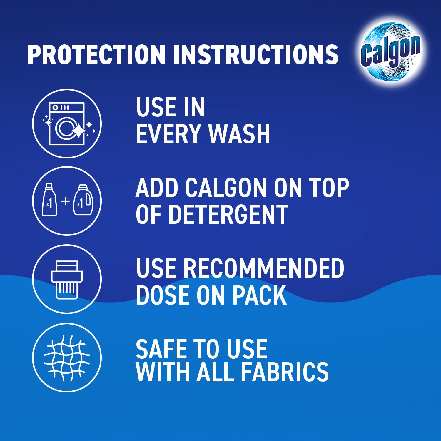 Calgon 4-in-1 Washing Machine Cleaner and Water Softener Tablets, 75 Count, Removes Limescale, Residue, Dirt, Rust & Malodours, Deep Clean, XL Pack Size