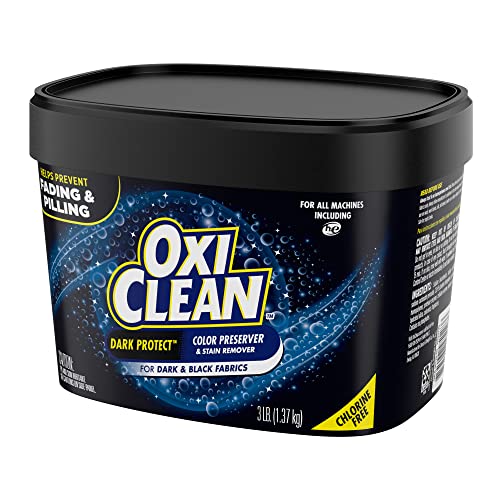OxiClean Dark Protect Laundry Booster, Laundry Stain Remover for Clothes, 3 Lbs